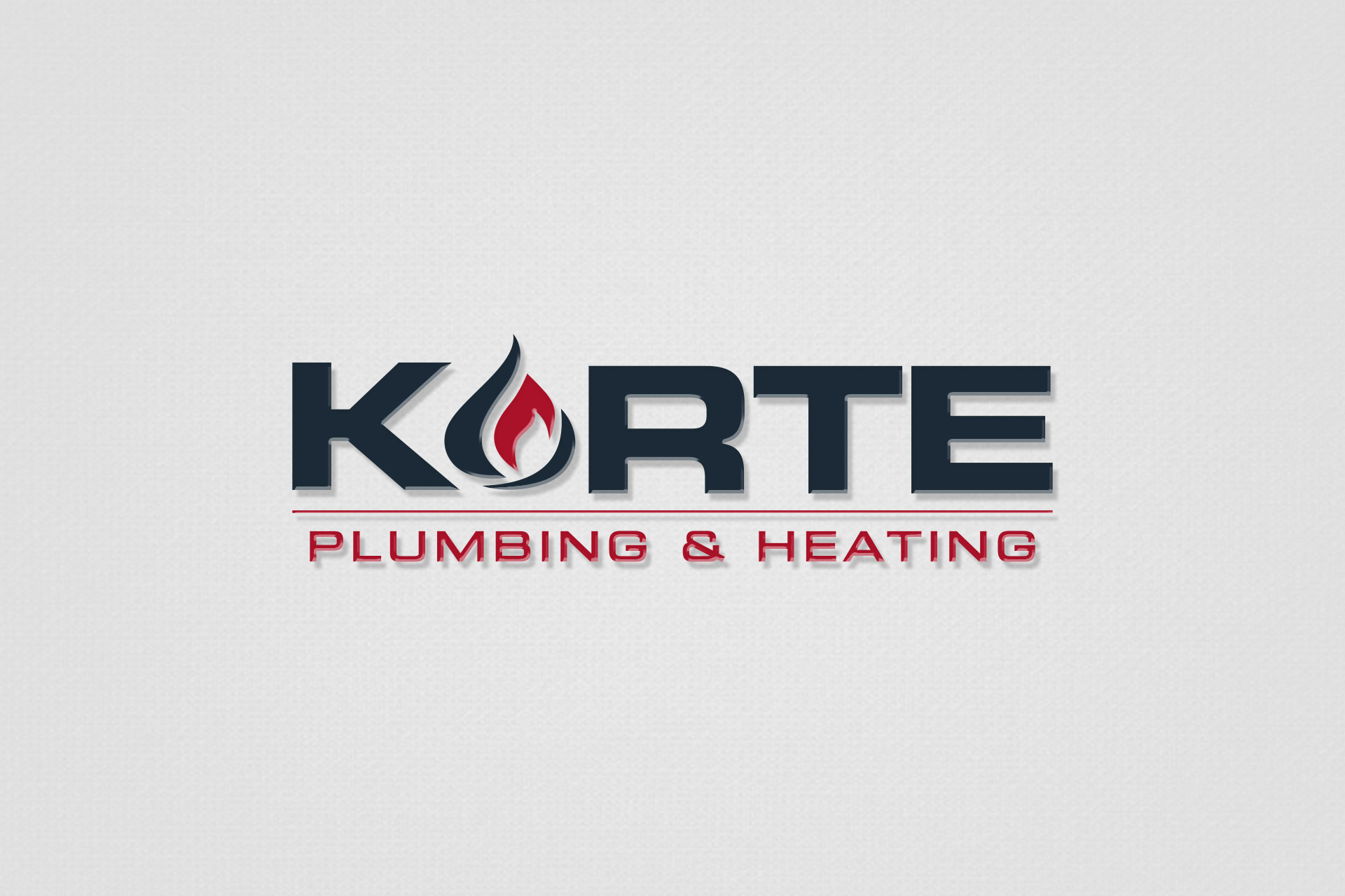 Korte Plumbing & Heating Brand Identity – Graphic Ad